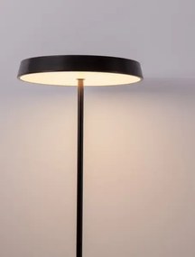 LED černá stojací lampa Vetro