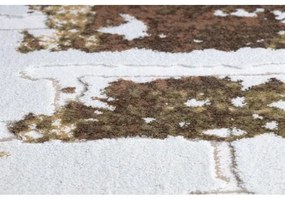 koberec AKRYL DIZAJN 125/5057 slonová kost, zelená velikost 160x230 cm | krásné koberce cz