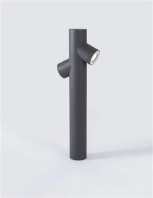 NV 9291703 Venkovní sloupkové svítidlo RAMO tmavě šedý hliník skleněný difuzor GU10 2x7W 220-240V IP65 bez žárovky - NOVA LUCE
