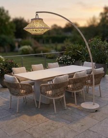 Velká stojací solární zahradní lampa Verona