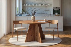Designový jídelní stůl Kahedin 120 cm atlantská borovice