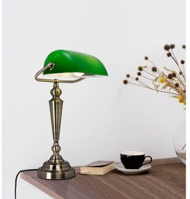 Cottex B1019AGR - Stolní lampa THE BANKER 1xE27/60W/230V