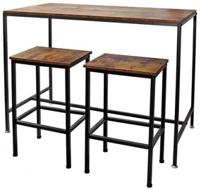 Vintage barový stůl plus stoličky