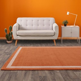 Tribeca Design Kusový koberec Buster Border Orange Rozměry: 120x170 cm
