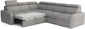 Sedací souprava OSLO L + křeslo + taburet | 250x315 | rozkládací + 2x úložný prostor | VÝBĚR TKANIN