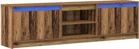 TV jednotky 180 x 34 x 50 cm Hnědá Kompozitní dřevo 3378504