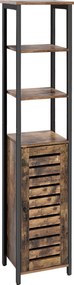 XXXLutz REGÁL, hnědá, černá, uhlíková ocel, 37/167/30 cm Boxxx - Online Only regály & police - 002543025601