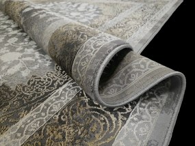 BE Koberec Deluxe 9091 BEIGE - béžový obdélníkový Rozměr: 60x100 cm