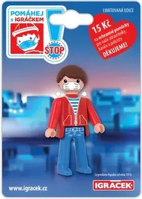 EFKO Figurka Igráček Kluk s rouškou / Limitovaná edice Pomáhej s Igráč