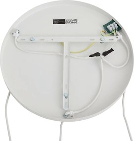 Japandi závěsná lampa bílá s organickým stínidlem, 3 světla - Moonstone