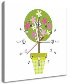 Gario Obraz s hodinami Malý stromeček Rozměry: 40 x 40 cm