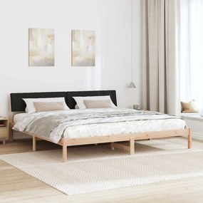Rám postele Hnědo-černá 200 x 200 cm Masivní borovicové dřevo 3394350