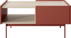 PCo Konferenční stolek CERAMIC L-97, 97 cm Červená