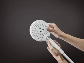 Hansgrohe Raindance Select S, Showerpipe 240 1jet PowderRain s termostatem, matně bílá, HAN-27633700