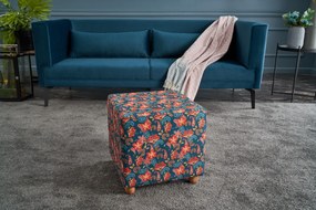 Atelier del Sofa Taburet Nergis Puf Kare, Vícebarevná