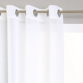 Bílá záclona ETAMINE z polyesteru, bílá, 140 x 240 cm