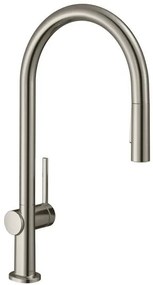 Hansgrohe M54 - Dřezová baterie Talis s výsuvnou sprškou, sBox, vzhled nerezu 72801800