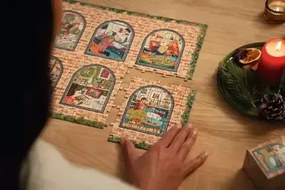 RAVENSBURGER Adventní kalendář Minipuzzle 2026 / 24 puzzle x 56 dílků