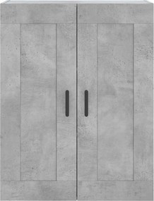 Skříň highboard betonově šedá 69,5x34x180 cm kompozitní dřevo 3199885