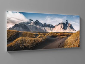 Liox XXL Obraz Vestrahorn hory na islandu Rozměr: 300 x 150 cm