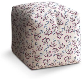 Sablio Taburet Cube Jeřabiny: 40x40x40 cm
