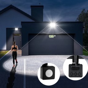 Toolight LED reflektor s pohybovým čidlem 50W RSL008-50NS