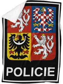 Deka Policejní erb (Podšití beránkem: ANO)