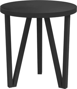 Čajový stolek černý Ø 35 cm MDF 331667
