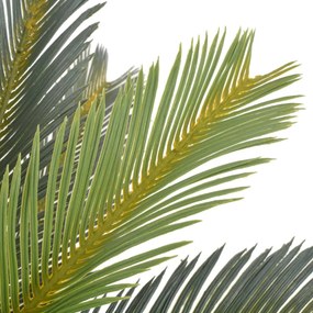 Umělá rostlina cykas japonský s květináčem zelená 90 cm 280185
