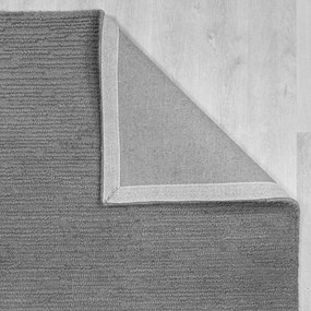 Šedý ručně tkaný vlněný koberec 160x230 cm Harris Boucle – Flair Rugs