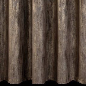 ZATEMŇOVACÍ ZÁVĚS NA PÁSCE ESTEL 140 X 270 CM HNĚDÁ