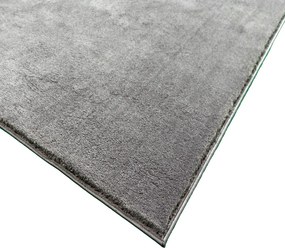 BE Koberec Oslo OSLO 7000 GREY - šedý obdélníkový Rozměr: 60x100 cm