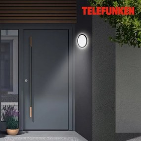 Telefunken 313405TF - LED Venkovní nástěnné svítidlo LED/15W/230V IP44 černá
