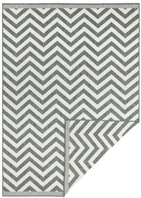 NORTHRUGS - Hanse Home koberce Kusový koberec Twin Supreme 103436 Palma Green creme – na ven i na doma - 80x350 cm