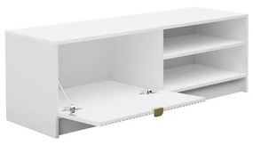 TV stolek/skříňka Razimo 1K, Barva dřeva: Bílý velvet