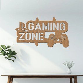 dřevo života Dřevěná dekorace GAMING ZONE Zvolte rozměr (cm): 80x46, Zvolte barvu dekoru: Buk