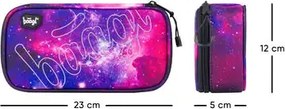 BAAGL Penál etue Skate Galaxy / 23×12x5 cm