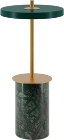 Zelená mramorová LED stmívatelná stolní lampa s kovovým stínidlem (výška 25,5 cm) Asteria Move Mini – UMAGE