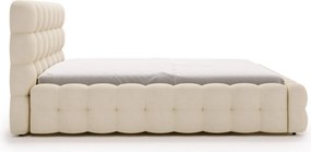 Manželská postel 180x200 MAFALDA 1 s úložným prostorem - vanilková