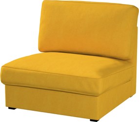 Potah na neskládací křeslo IKEA Kivik barva žlutá látka pletený vzor