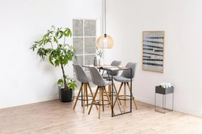 ACTONA GROUP Barová židle DIMA světle šedá 0000067370