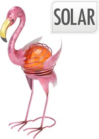 Plameňák s LED osvětlením 33 cm