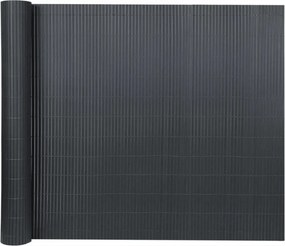 Zahradní zástěna, černá, 300x100 cm, ABEO
