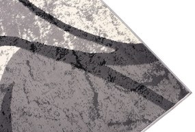 Chemex Moderní koberec Tap - vlnky 2 - šedý/krémový Rozměr koberce: 60x100 cm