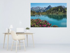 Nalepte.cz Alpské jezero 100 x 67 cm
