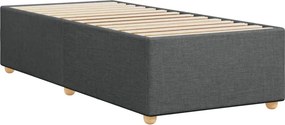Rám postele bez matrace tmavě šedý 90 x 200 cm textil 3284702