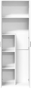 Skříň highboard bílá 60 x 35 x 180 cm kompozitní dřevo 3276665