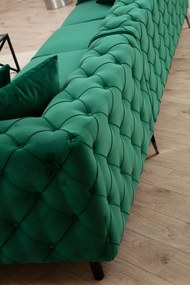 Atelier del Sofa Rohová sedací souprava Como Left - Green, Zelená