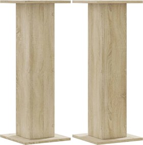 Stojany na rostliny 2 ks dub sonoma 30 x 30 x 80 cm kompozit 3307866