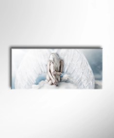 Malvis ® Obraz Anděl v nebi ROZMĚR (šířka x výška): pětidílné schody obdélník 150x75 cm